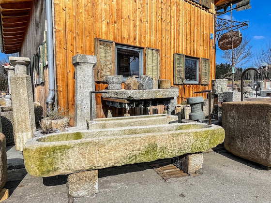 Steinbrunnen - handgemachte Einzelstücke aus Naturstein für den Garten ...