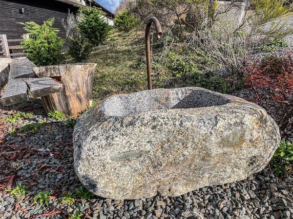 Naturstein Findling mit schöner Patina - Einzelstück - Große Auswahl ...
